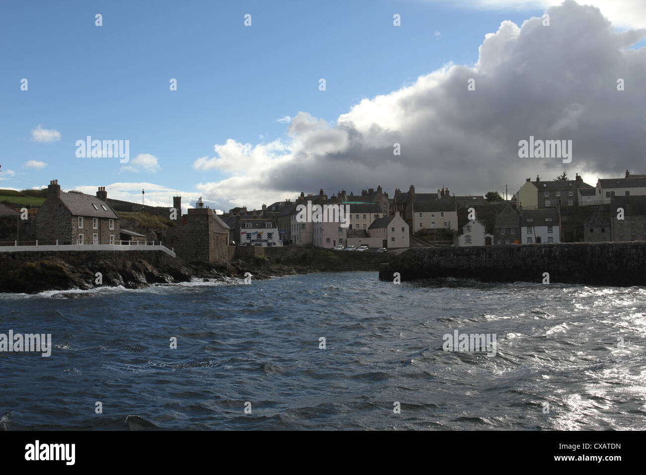 Portsoy harbour Scotland September 2012 Stock Photo - Alamy