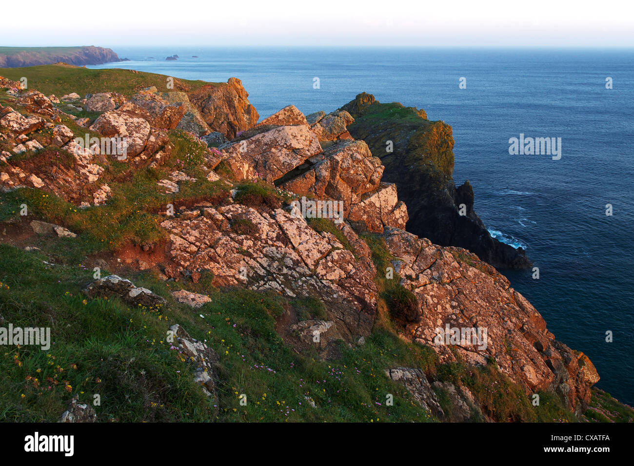 Lion Rock and Lizard Point, The Lizard, Cornwall, England, United ...