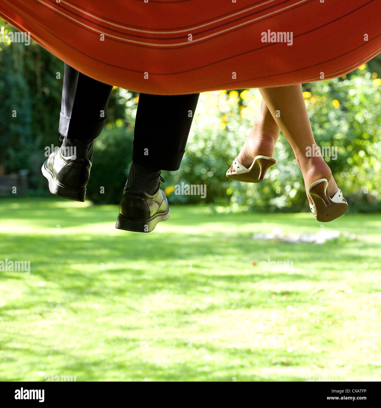 Dangling heels hi-res stock photography and images - Alamy