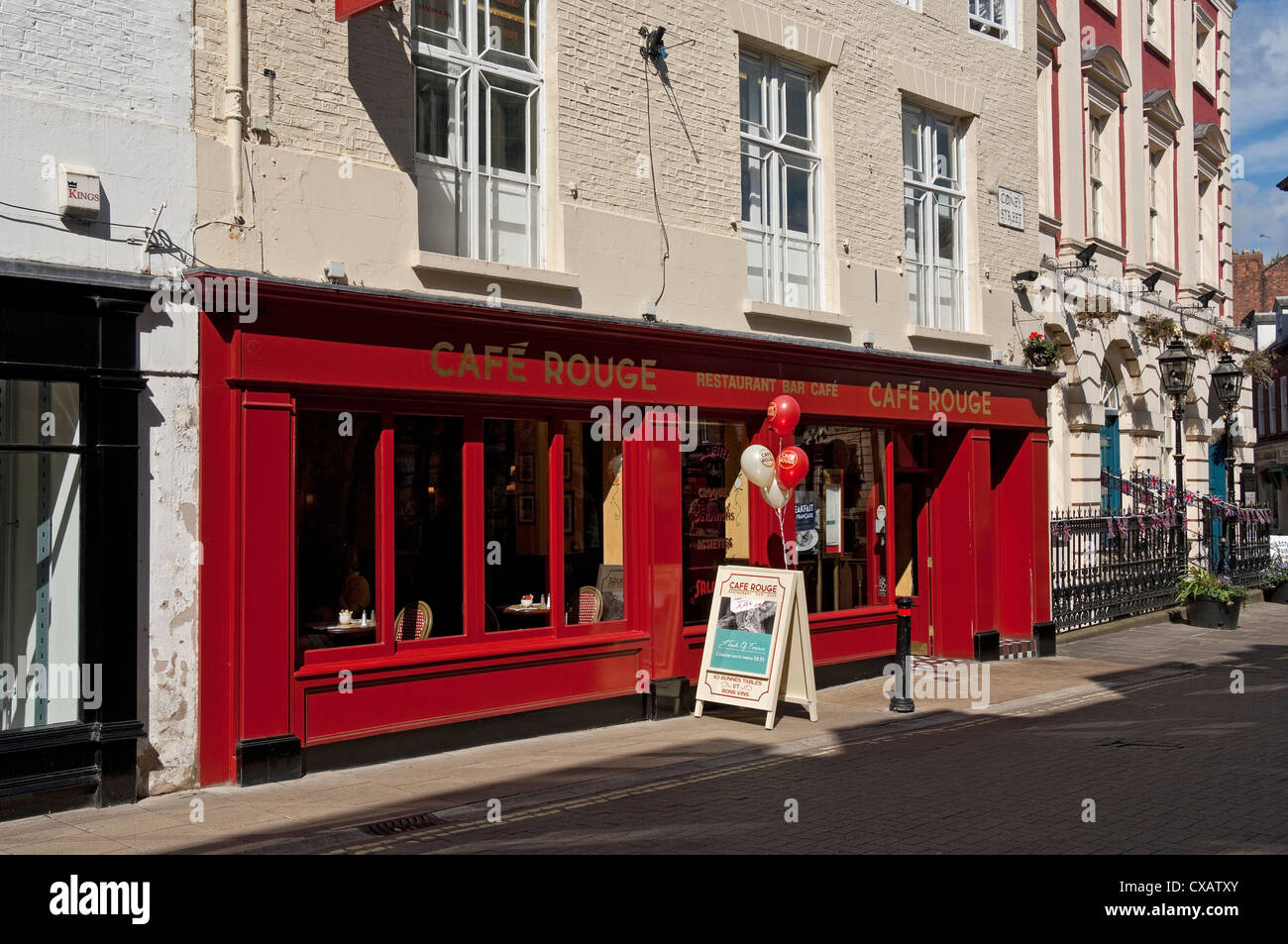 Cafe Rouge Coney Street York North Yorkshire England UK United Kingdom ...
