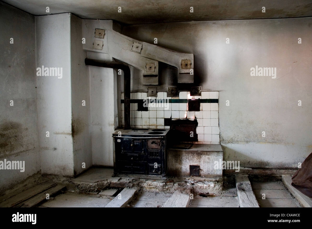 Thayngen, burnt kitchen Stock Photo - Alamy