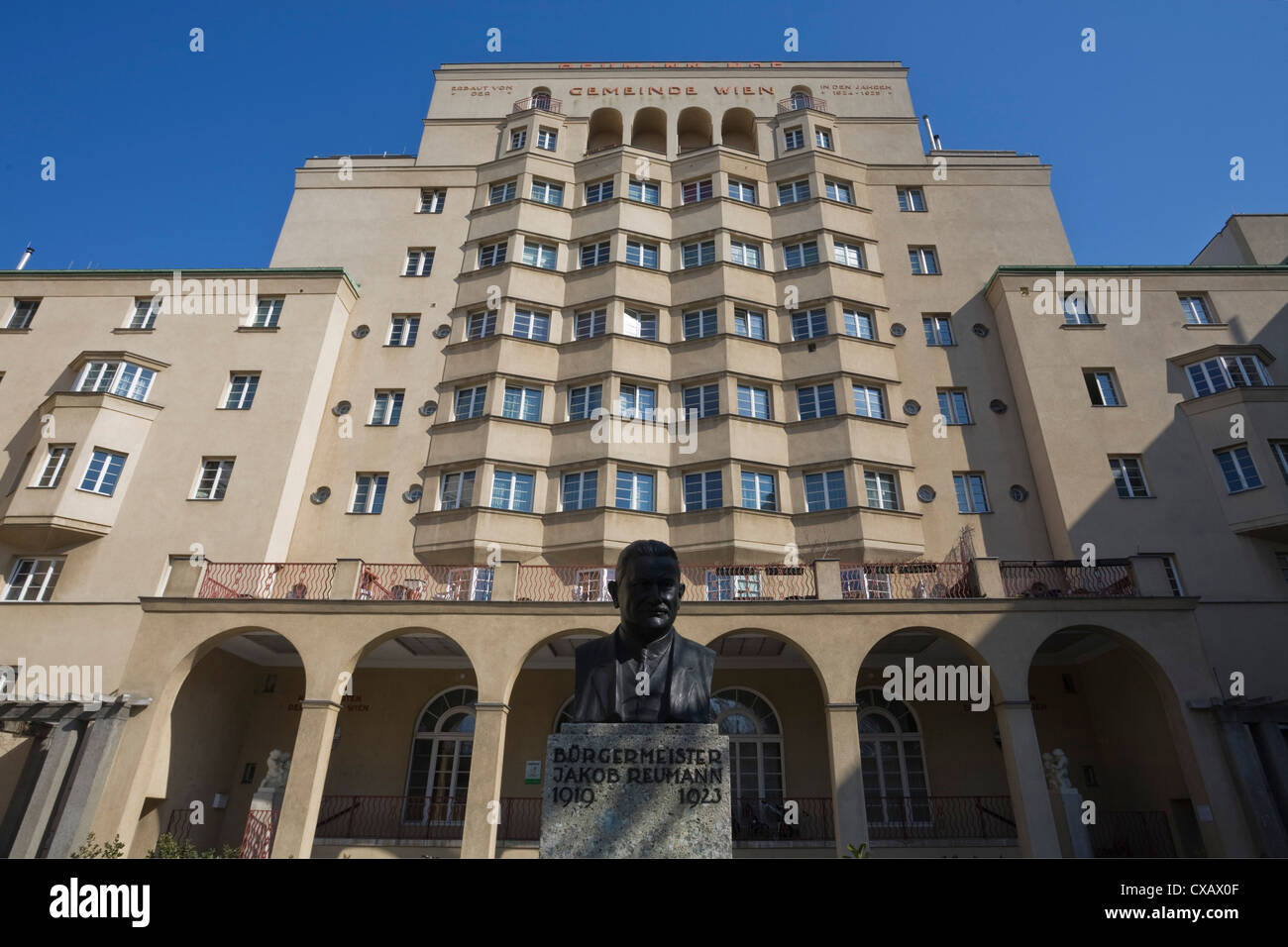 Reumannhof, Vienna, Austria, Europe Stock Photo - Alamy