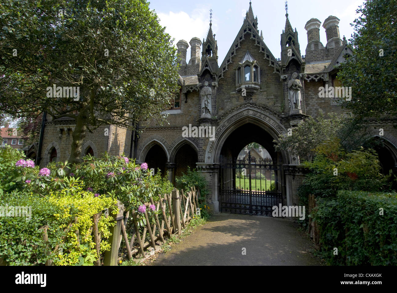 Holly Village, Grade 2 listed Gothic style buildings dating from 1865 ...