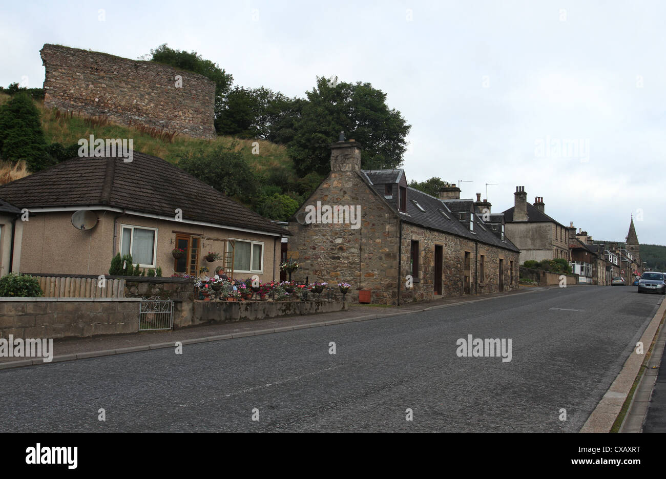 Rothes street scene Scotland September 2012 Stock Photo - Alamy