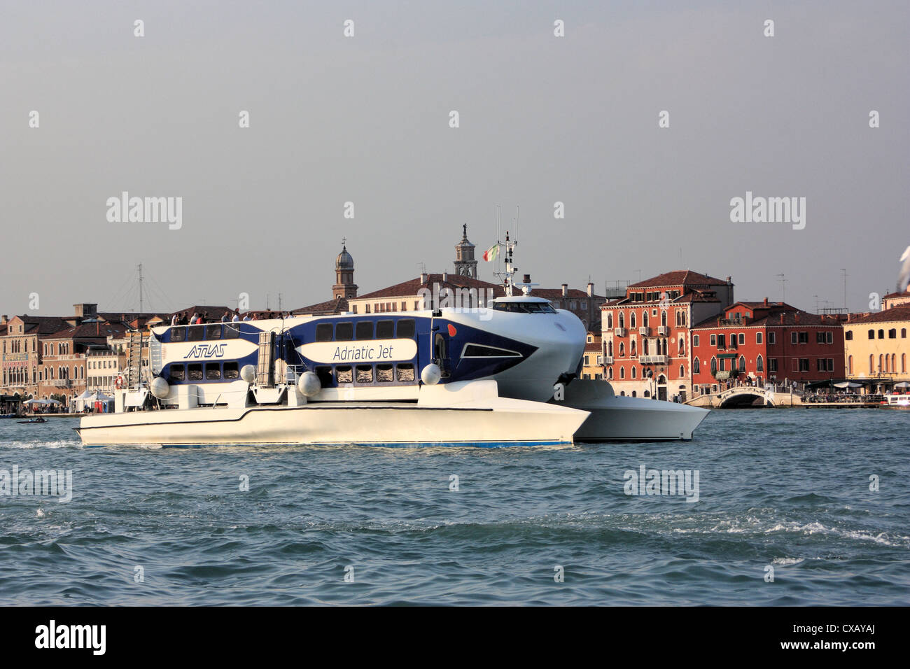 Ferry Adriatic Jet catamaran, IMO 8734346 Stock Photo - Alamy