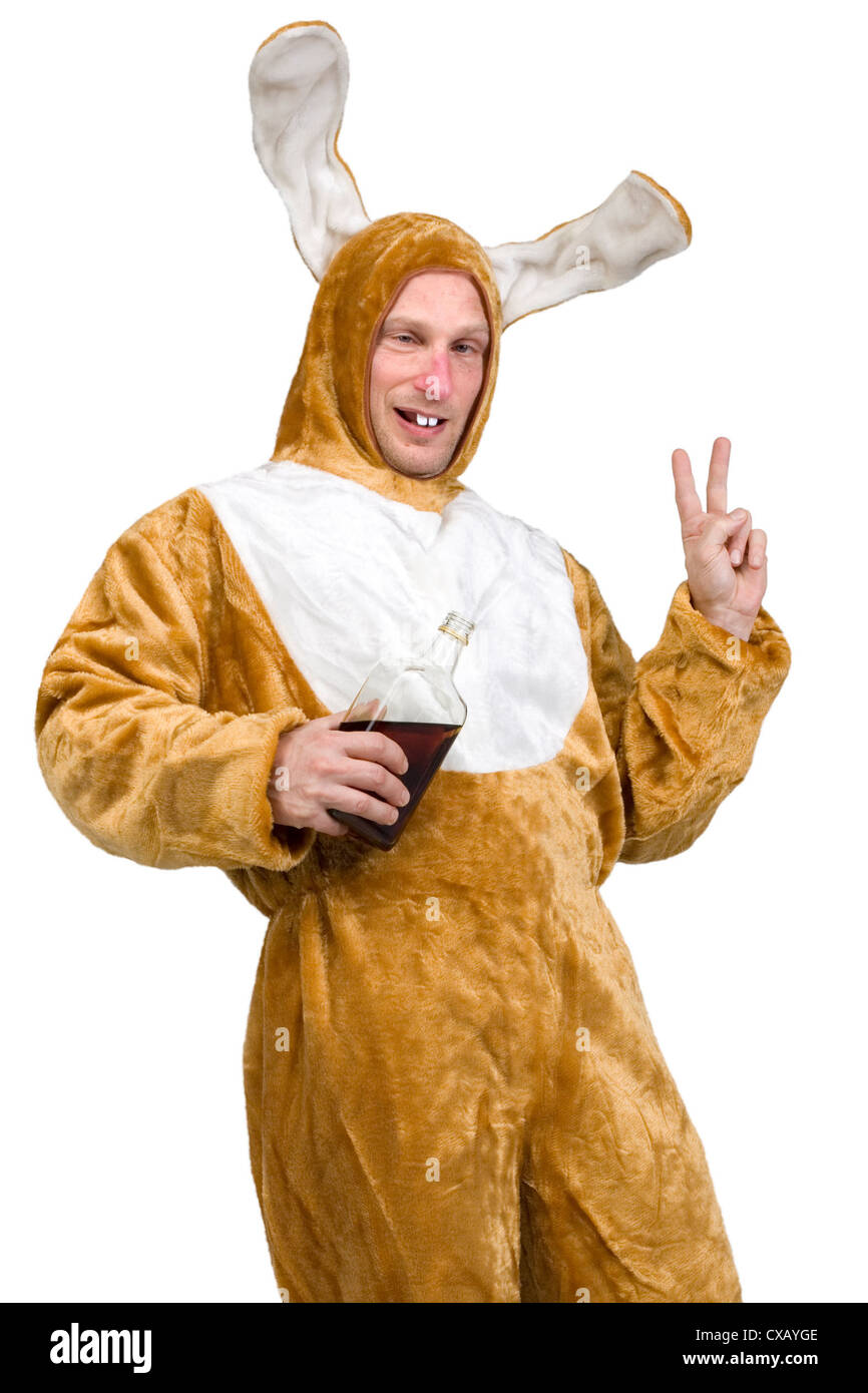 Riedlingen, a man dressed as a rabbit Stock Photo - Alamy