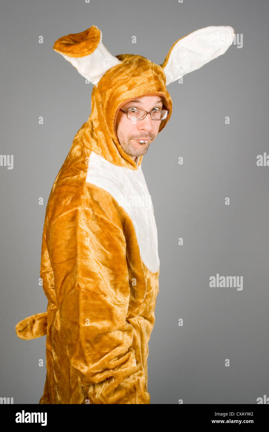 Riedlingen, a man dressed as a rabbit Stock Photo - Alamy
