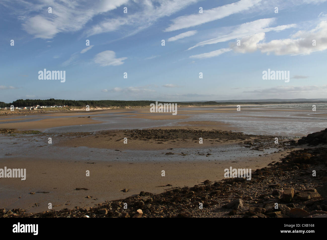 Burghead Bay beach Scotland September 2012 Stock Photo - Alamy
