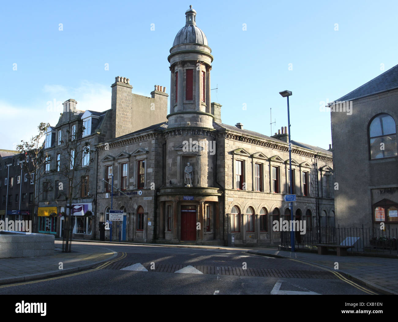Saltoun square fraserburgh scotland september hi-res stock photography ...