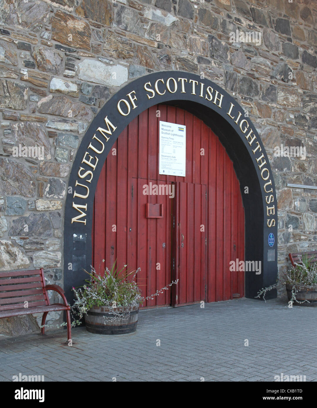 Entrance to Scotland's Lighthouse Museum Fraserburgh Scotland September ...