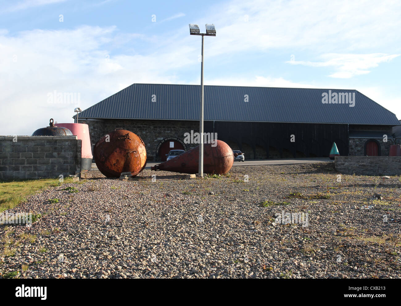 Exterior of Scotland's Lighthouse Museum Fraserburgh Scotland September ...