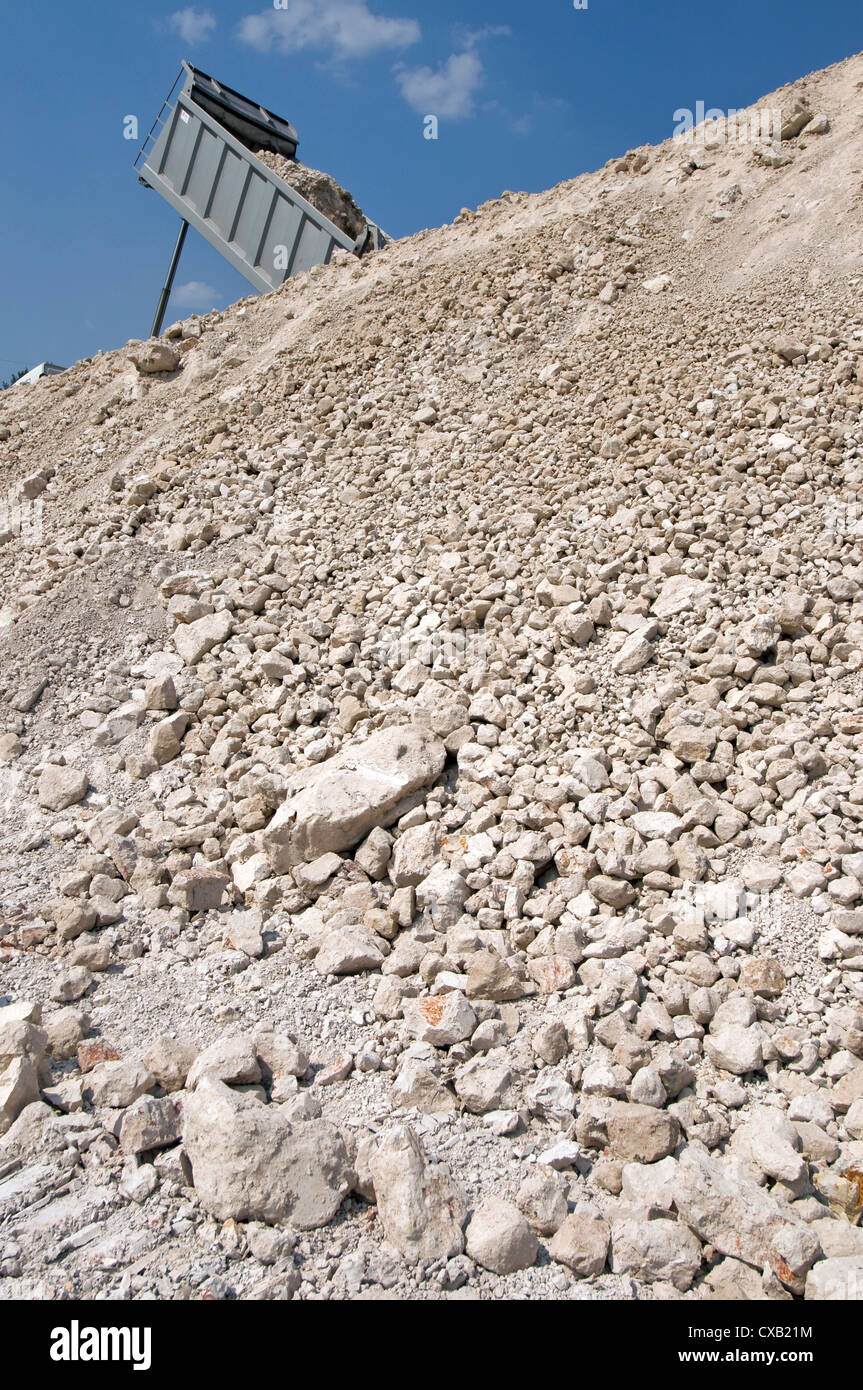 body lorry to transport gravel and clay Stock Photo - Alamy