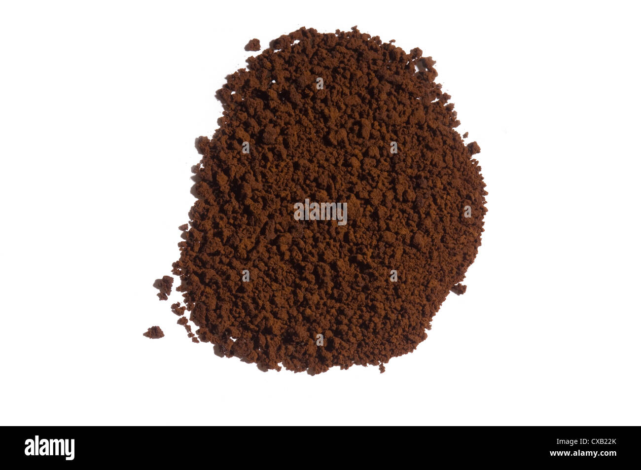 instant coffee scattered on the white surface Stock Photo - Alamy
