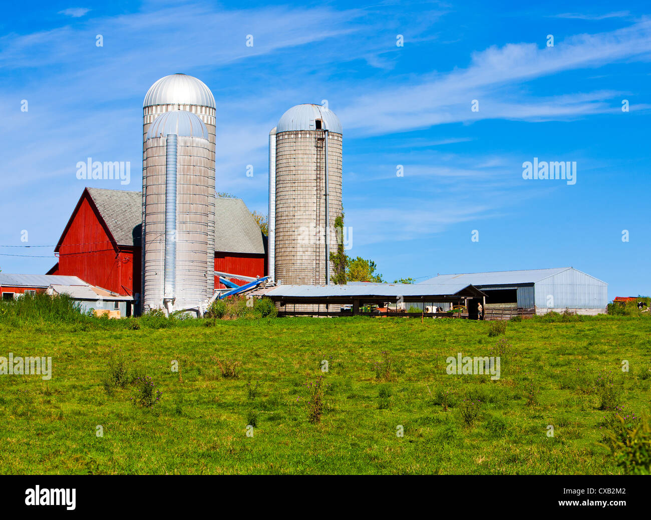 American farm house corn hi-res stock photography and images - Alamy