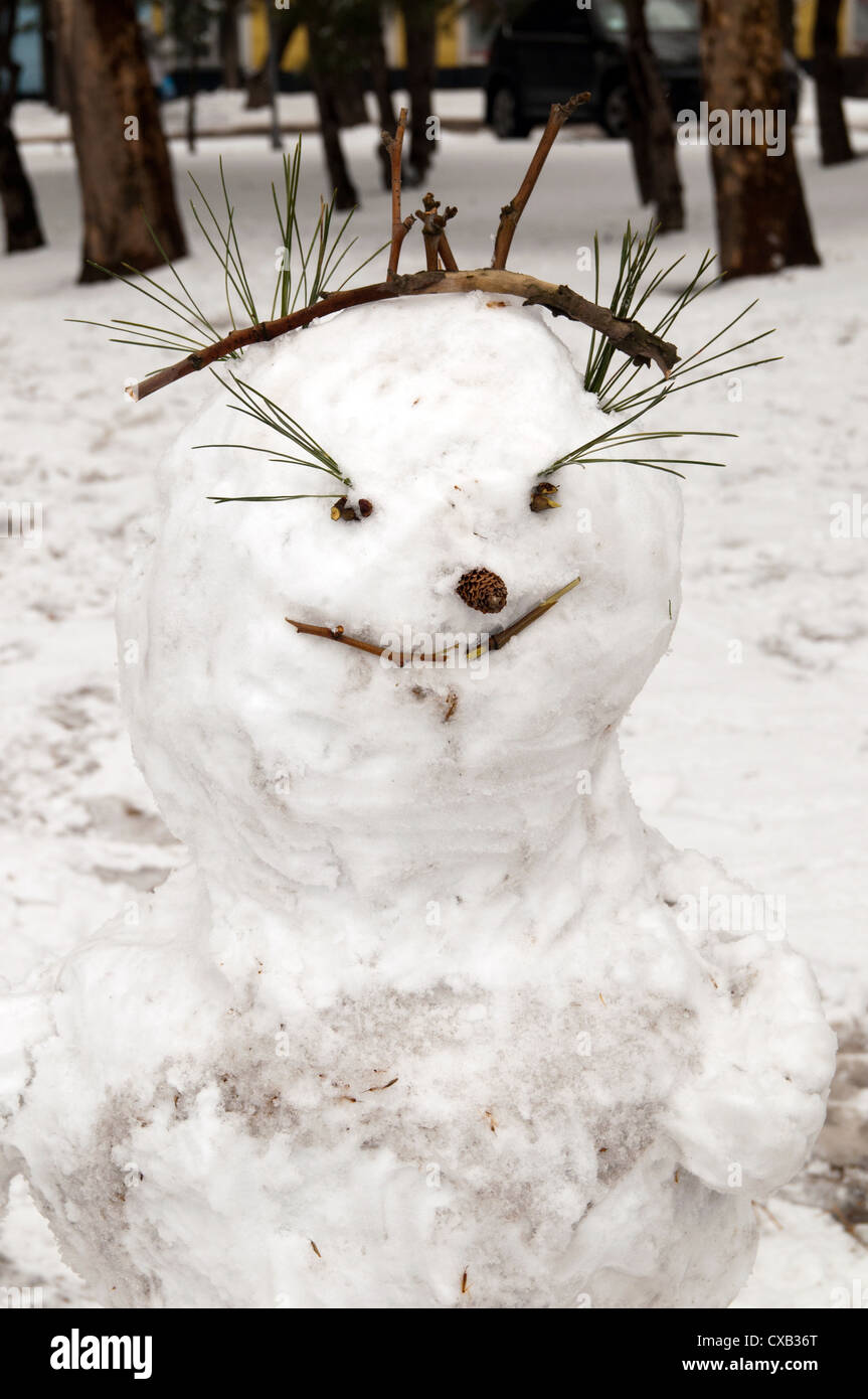 Funny snowman christmas balls hi-res stock photography and images - Alamy