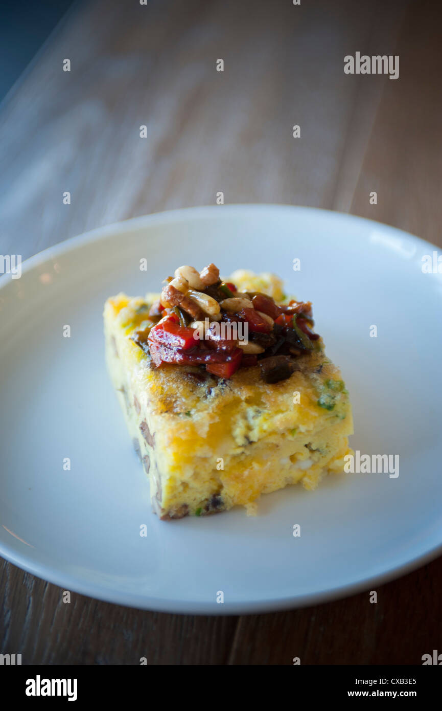 USA Indiana IN Indianapolis a bacon and egg frittata from the ...