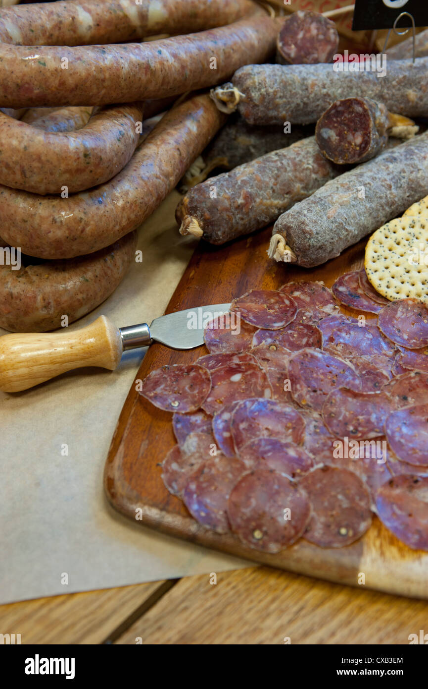 USA Indiana IN Indianapolis Smoking Goose Meatery charcuterie smoked ...