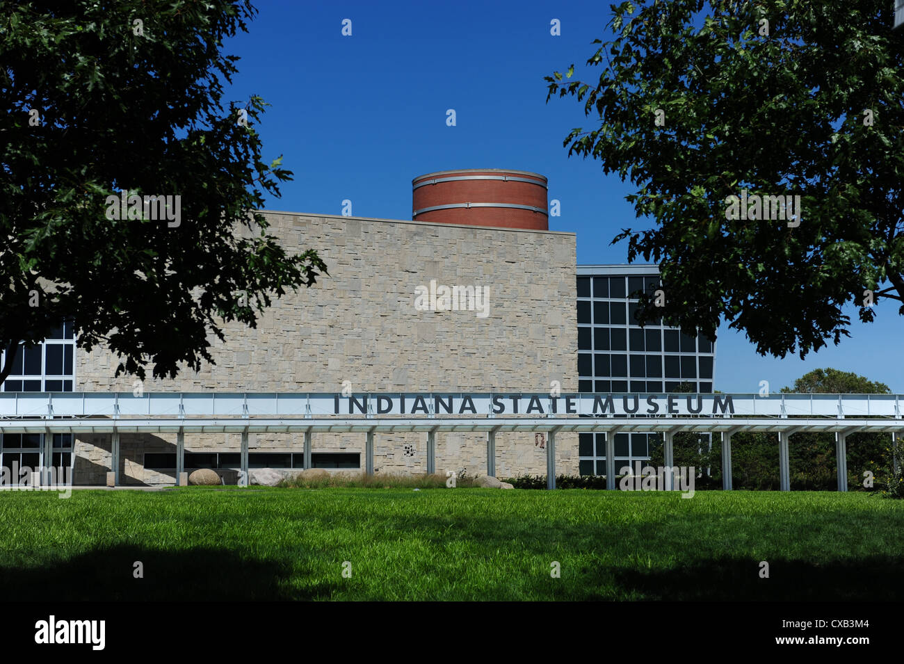 USA Indiana IN Indianapolis Museums Indiana State Museum exterior Stock ...