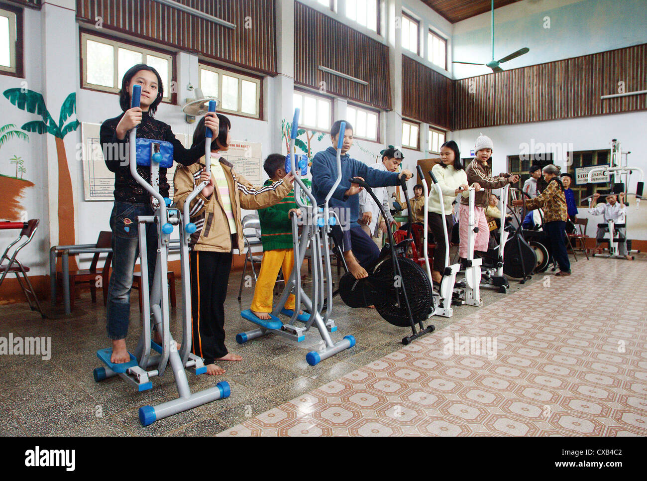 Vietnam, Centre for mentally handicapped children Stock Photo - Alamy