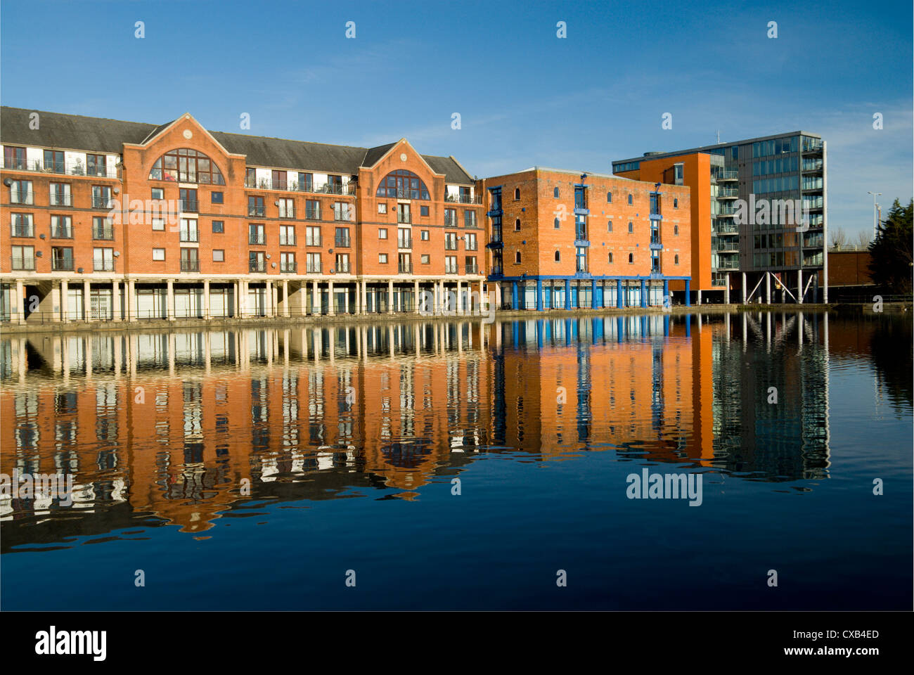 Atlantic Wharf Cardiff Bay Cardiff Stock Photos & Atlantic Wharf ...