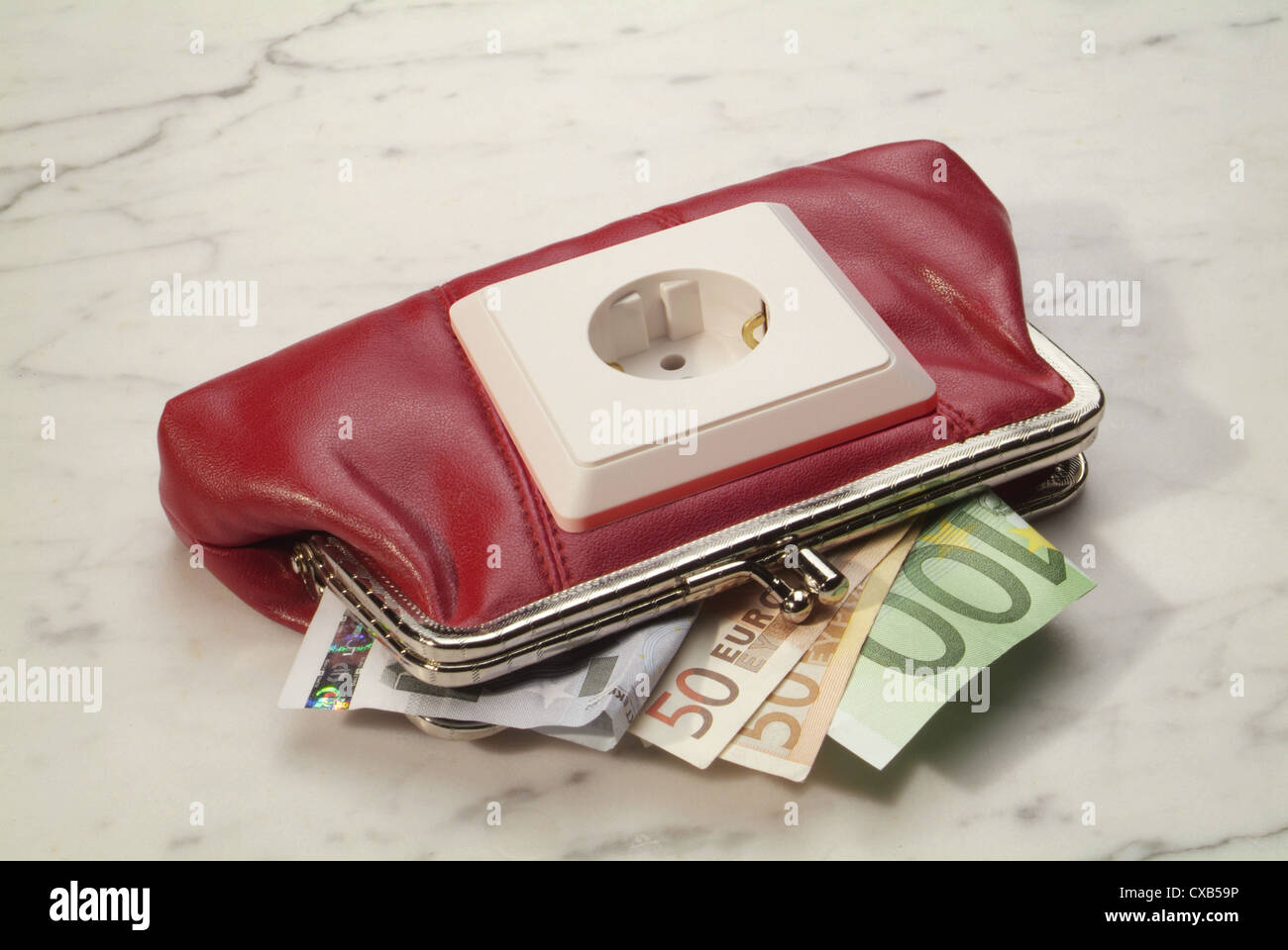 Wallet and outlet Stock Photo - Alamy
