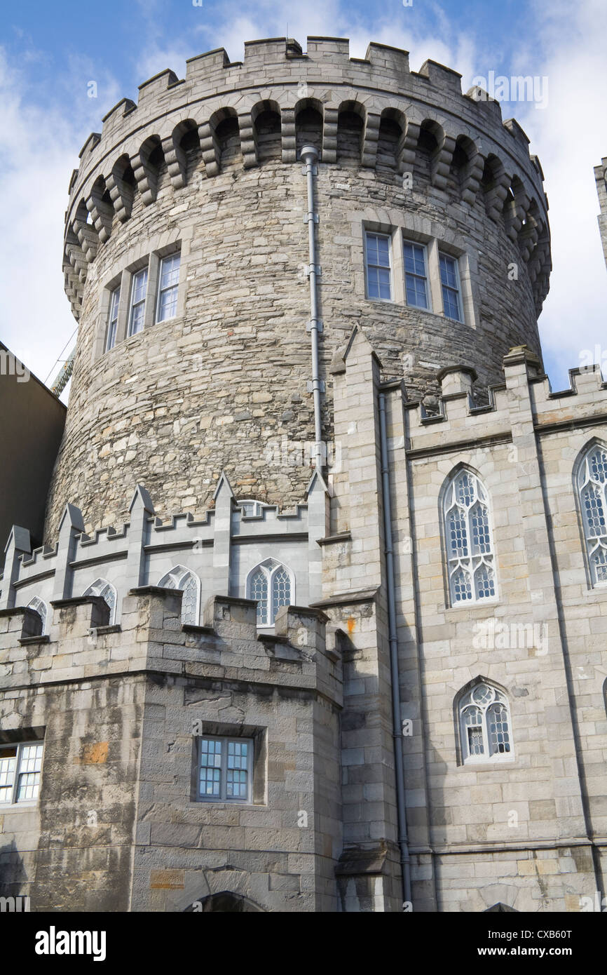 Dublin City Castle Eire Record Tower last intact Norman corner tower ...