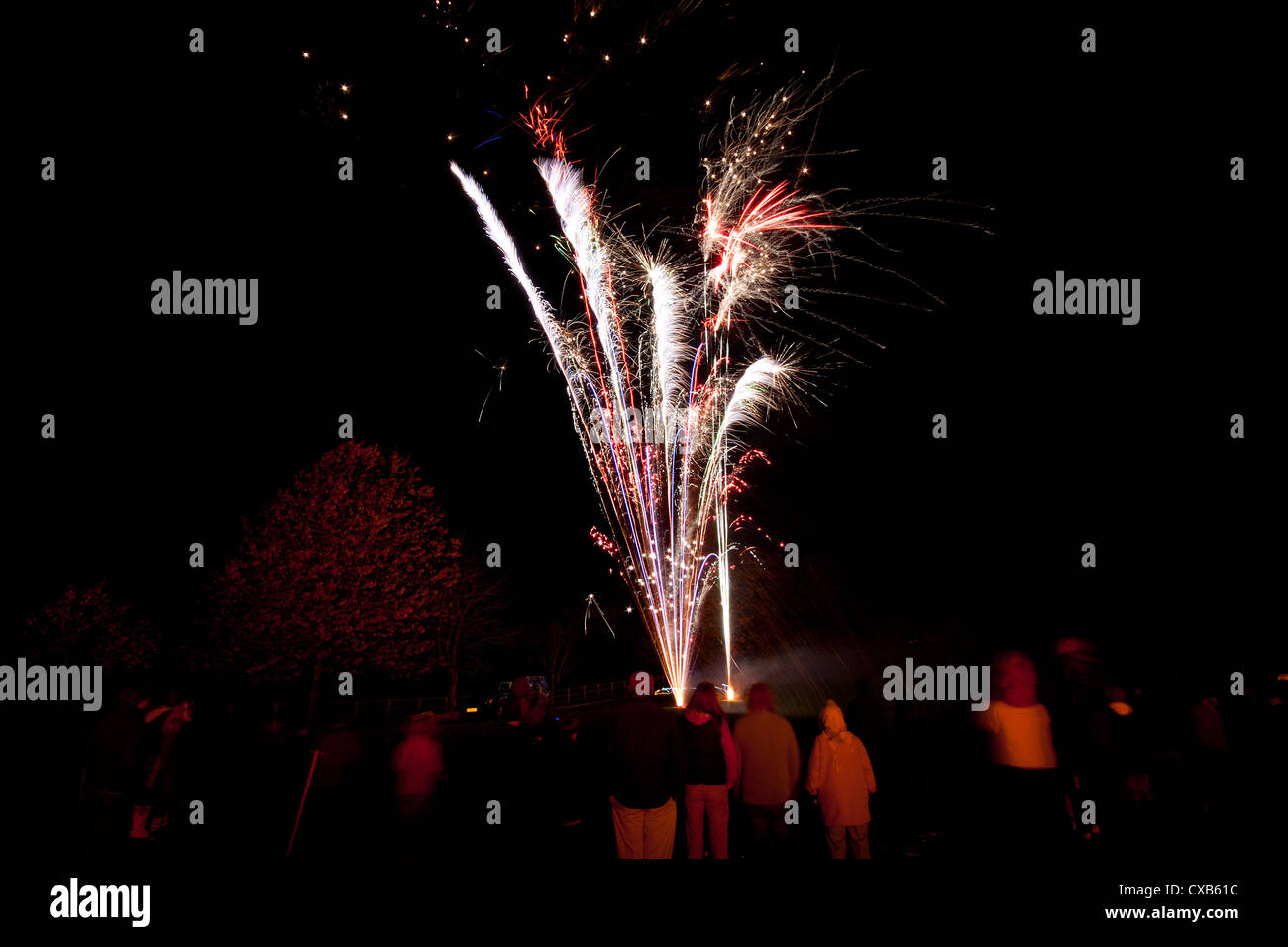 Fireworks in November Stock Photo - Alamy