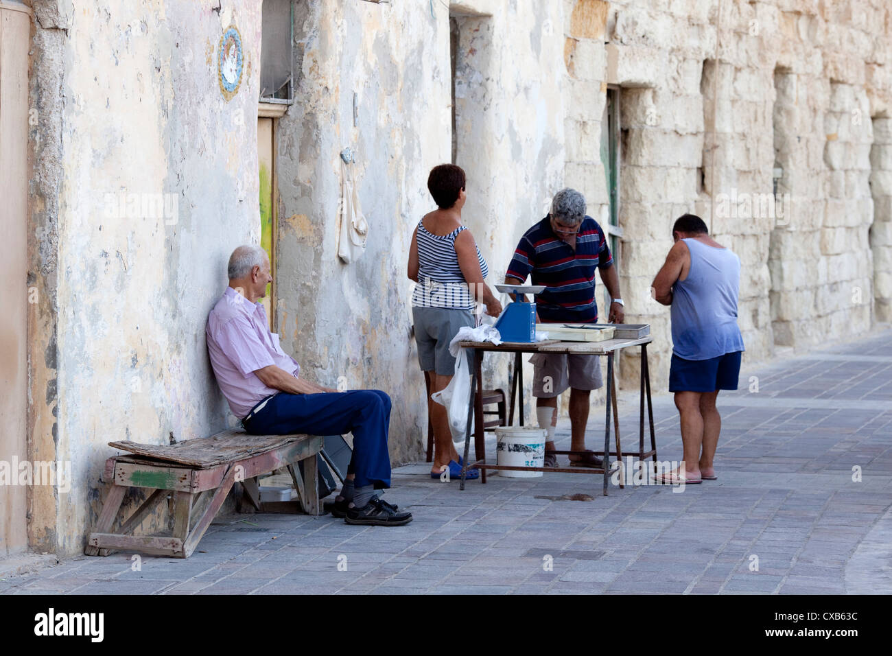 Fish seller malta hi-res stock photography and images - Alamy