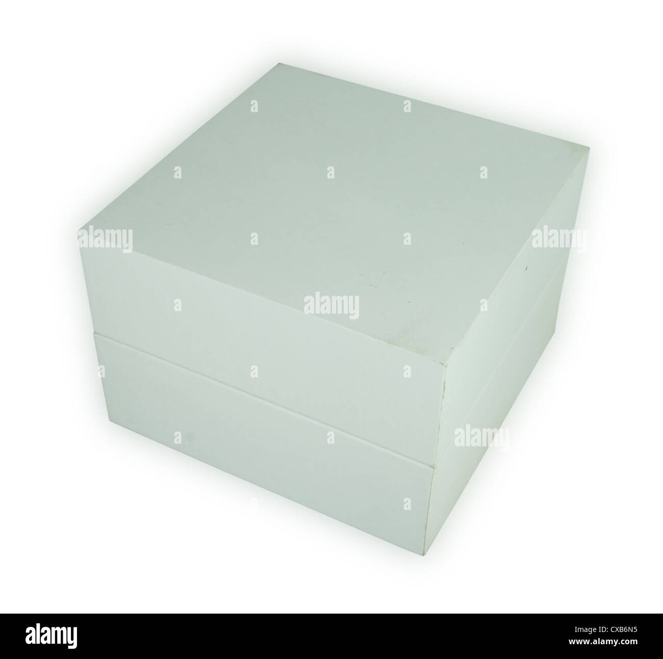 small box on white background Stock Photo - Alamy