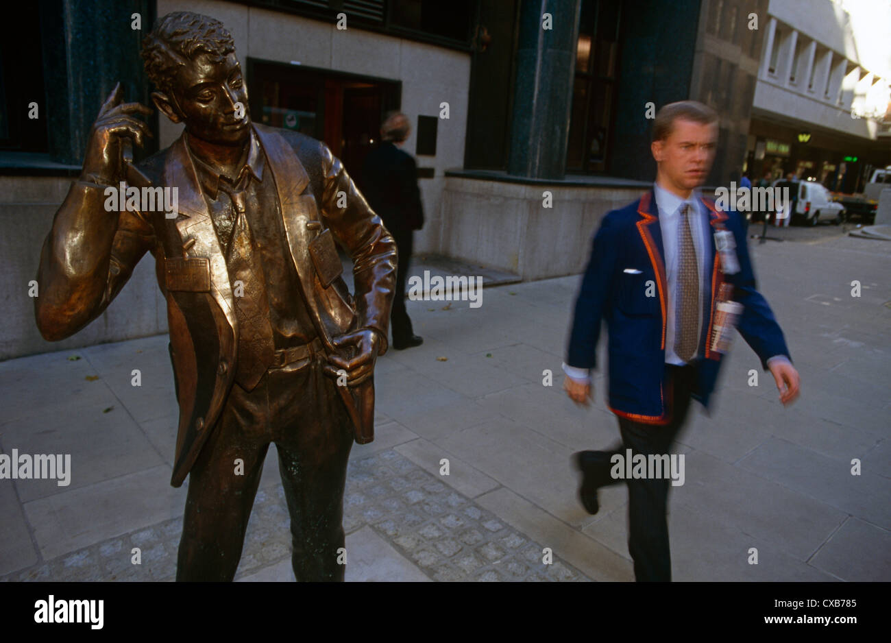 A brokers working at the London International Financial Futures ...