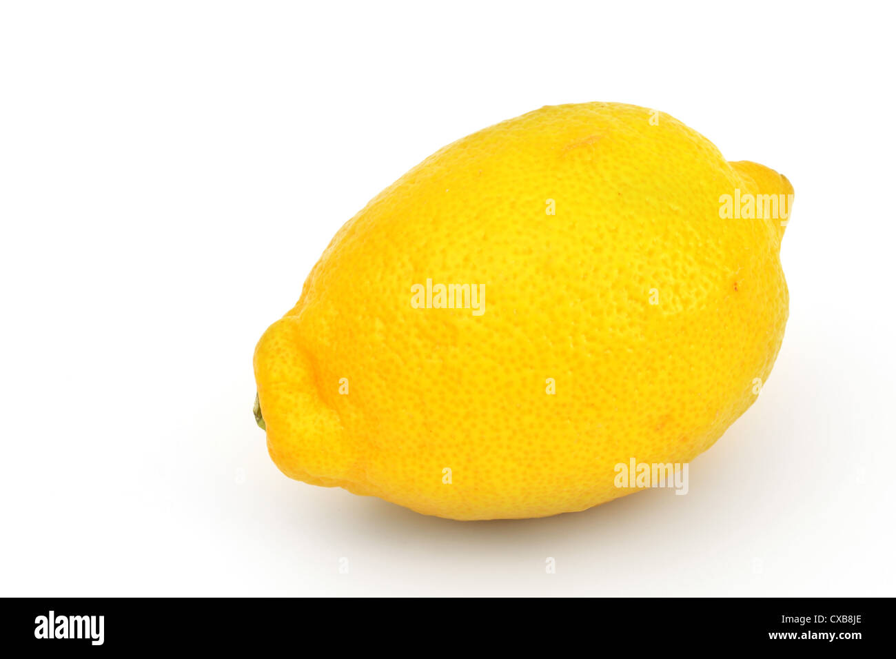 one lemon isolated on white Stock Photo - Alamy