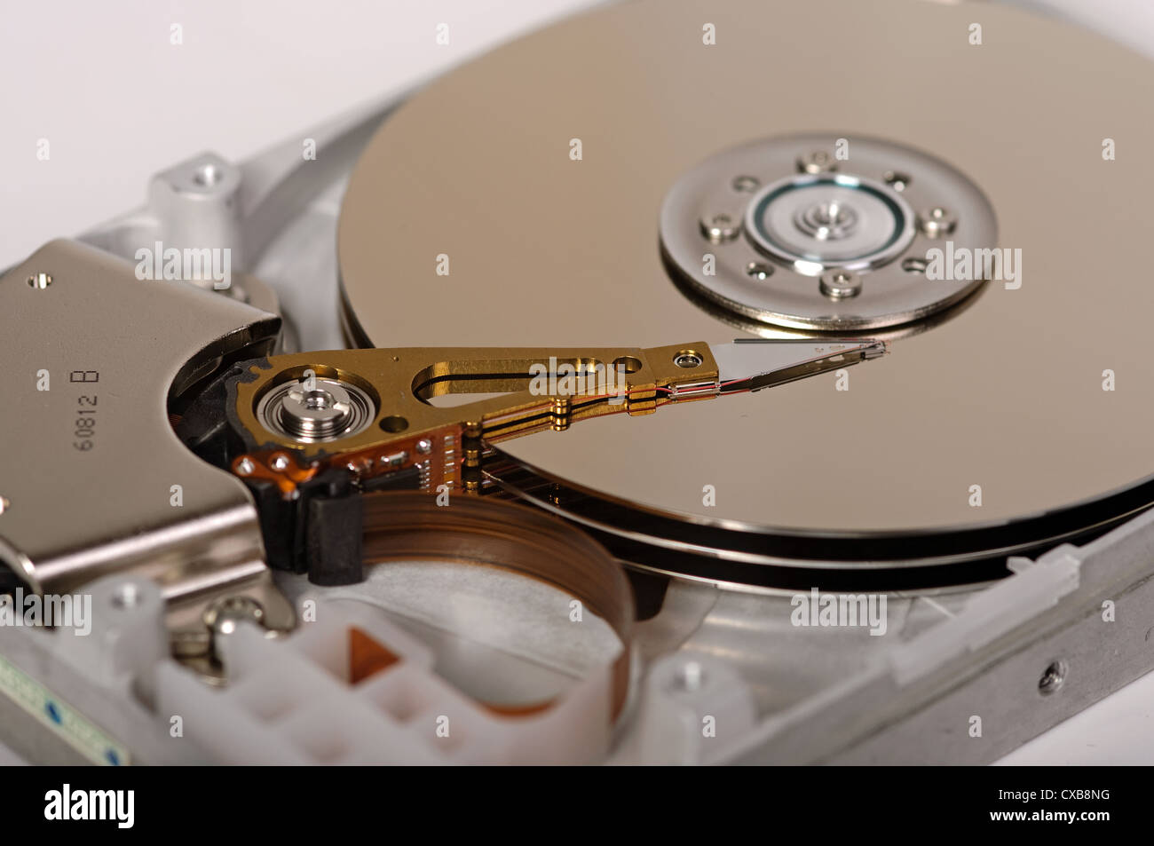 Photo of hard drive on white background Stock Photo - Alamy