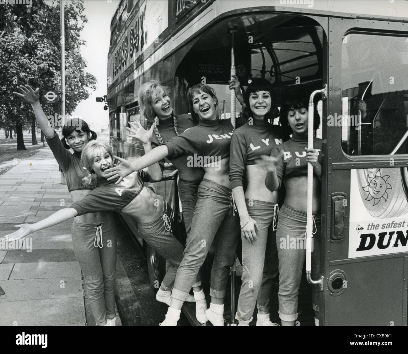 THE BEAT GIRLS UK TV dance group in September 1964. Photo Tony Gale ...