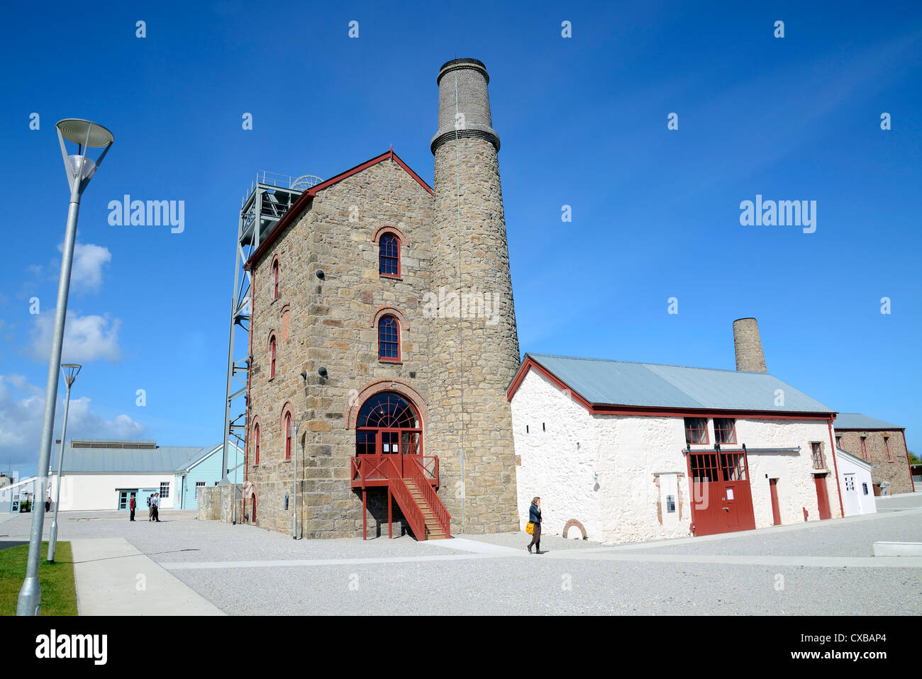 The " Heartlands " tin mining visitors centre at Pool near Redruth in ...