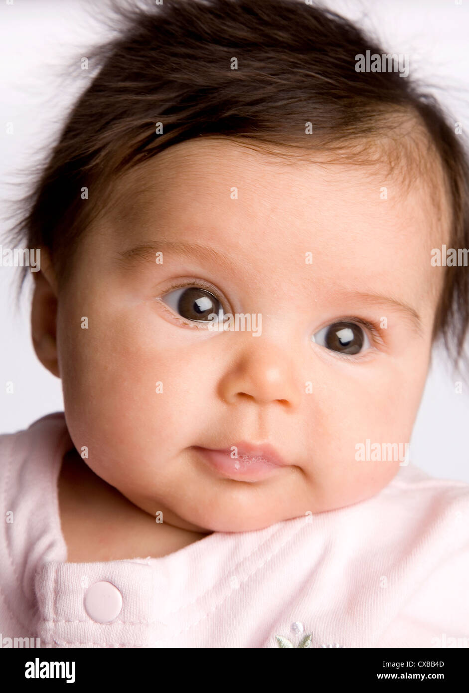 close up portrait of a newborn baby Stock Photo - Alamy