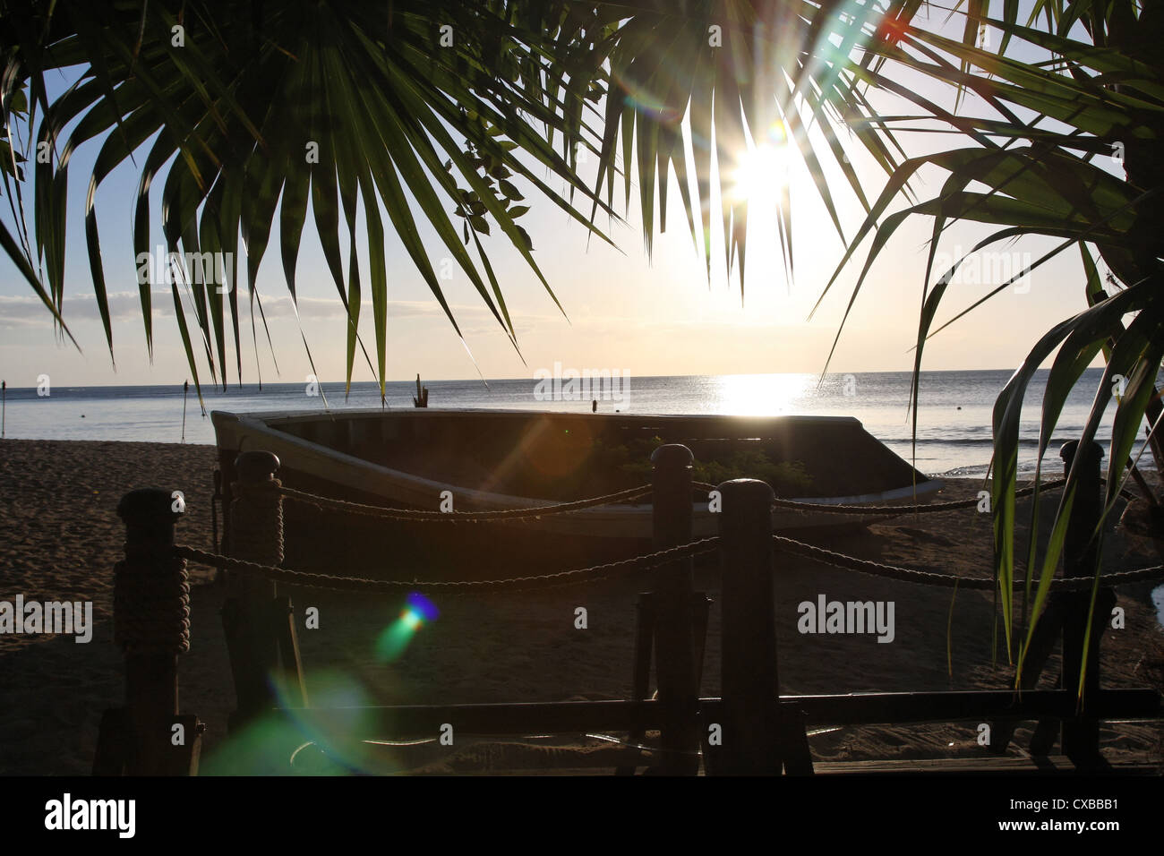 Mauritius beach sunset hi-res stock photography and images - Alamy