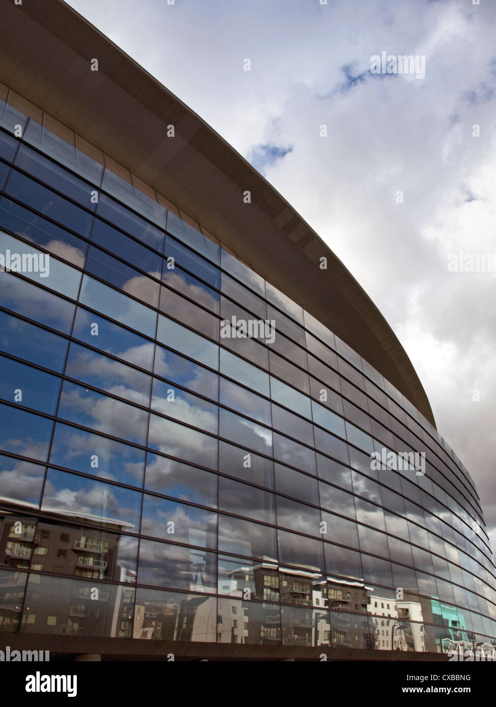 Detail of Emirates Stadium, current home of Arsenal Football Club ...