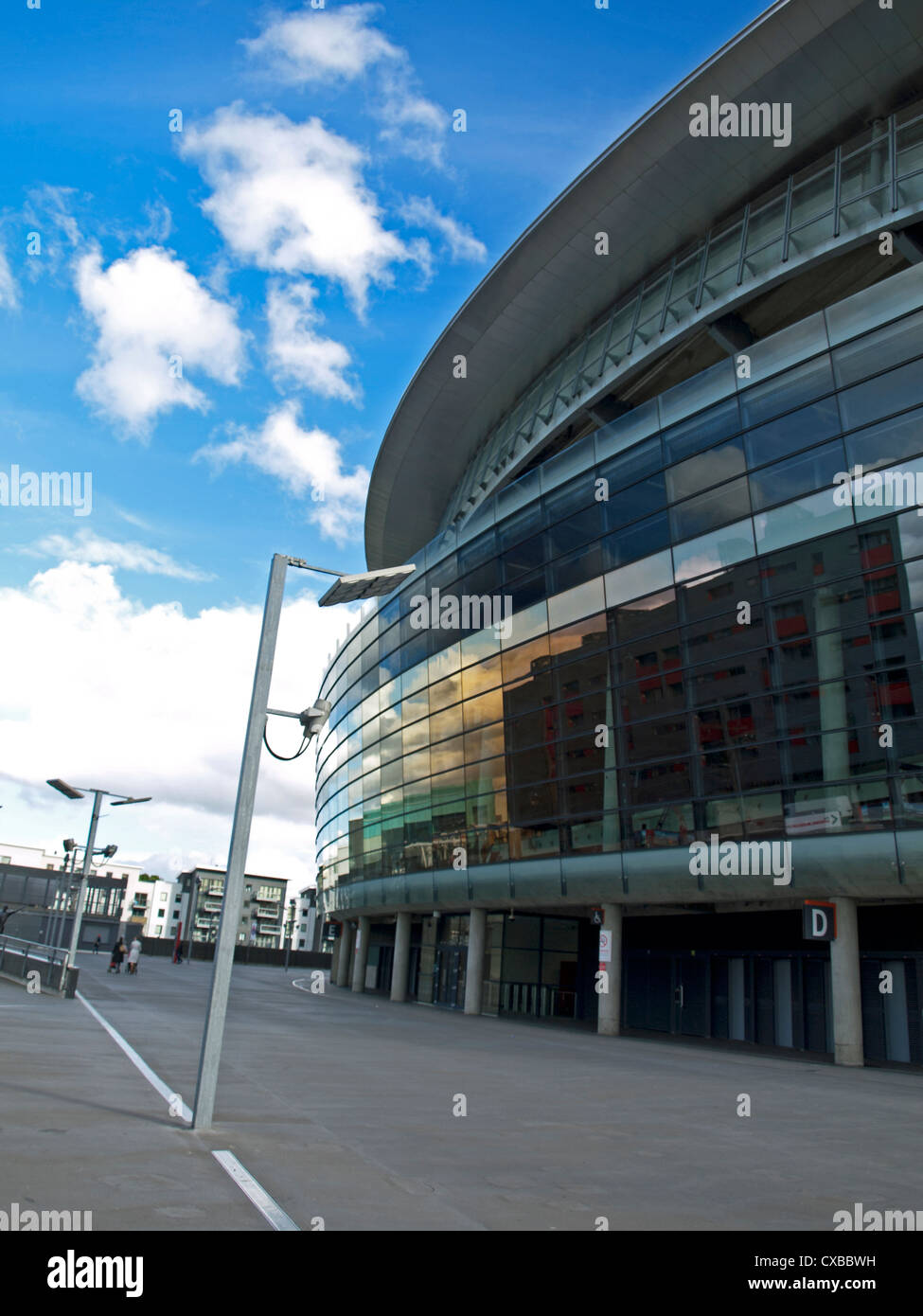 Exterior of Emirates Stadium, current home of Arsenal Football Club ...