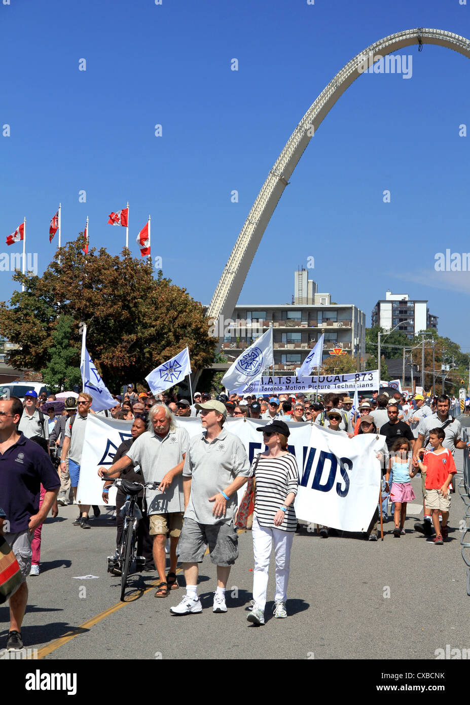 Unionized Workers Marching Stock Photo - Alamy