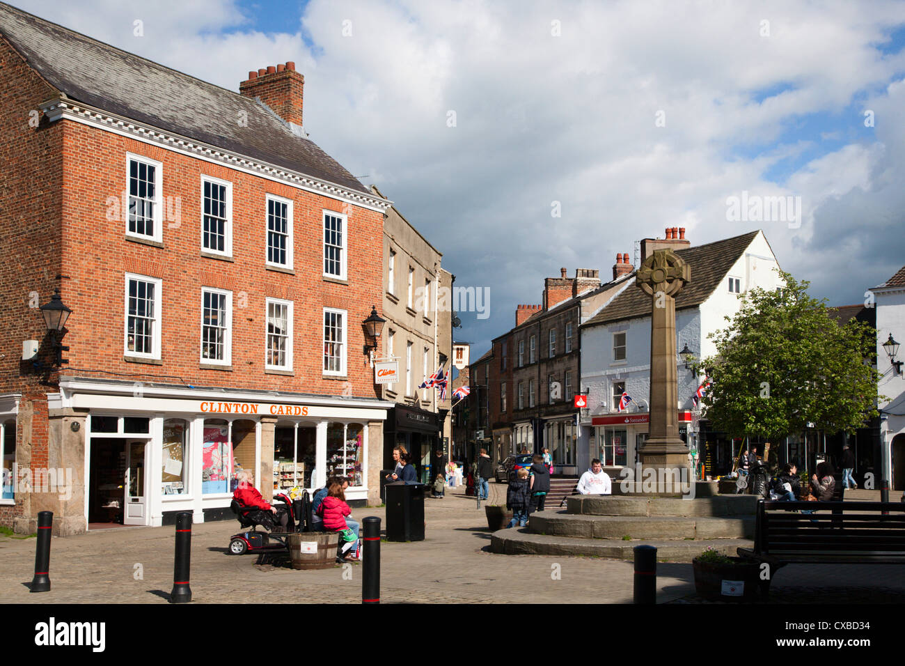 Knaresborough market cross hi-res stock photography and images - Alamy