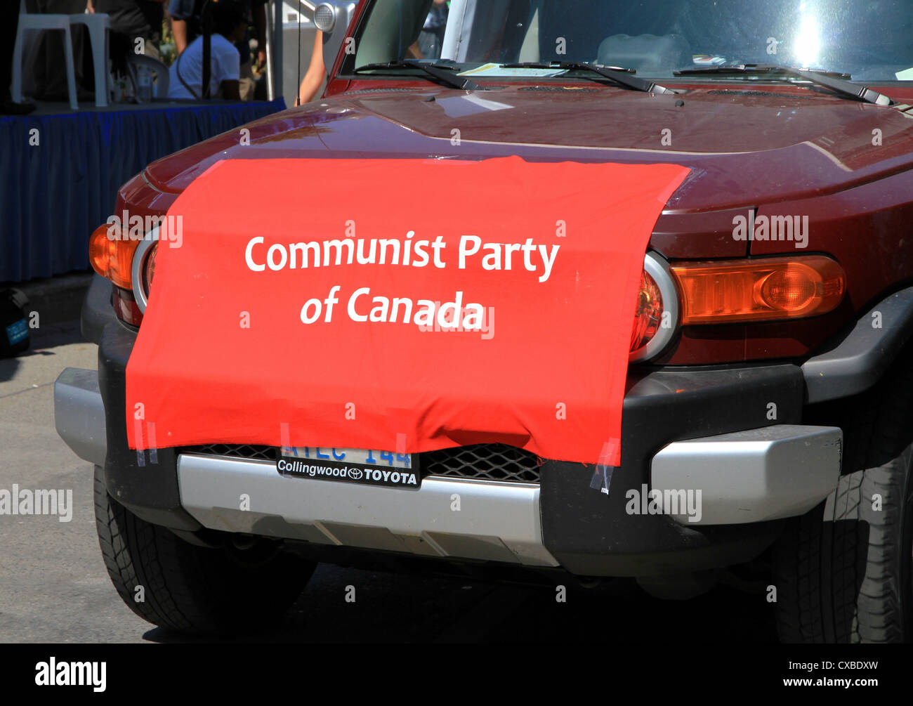 Canadian Communist Party Flag Stock Photo - Alamy