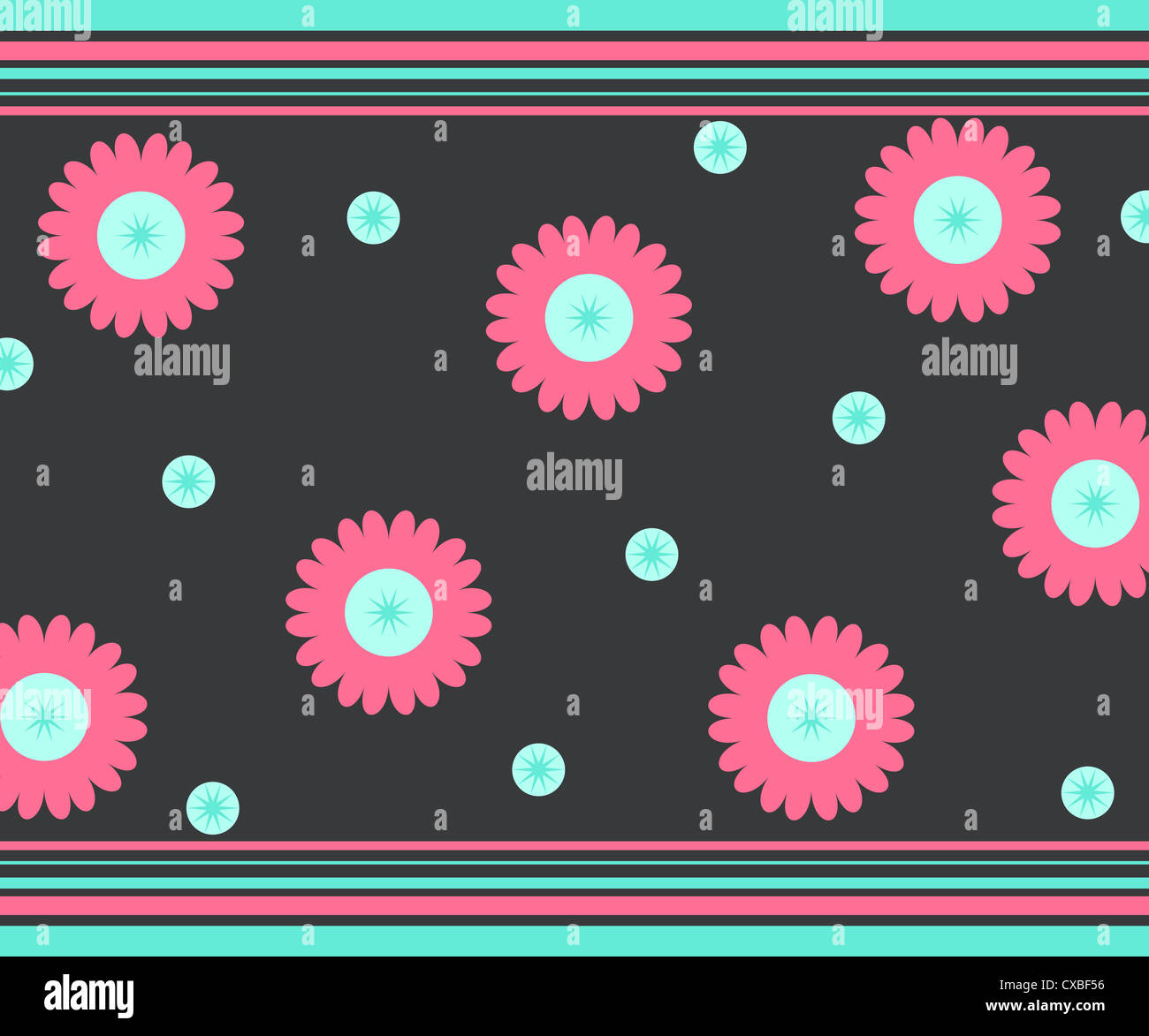 Floral stripes hi-res stock photography and images - Alamy