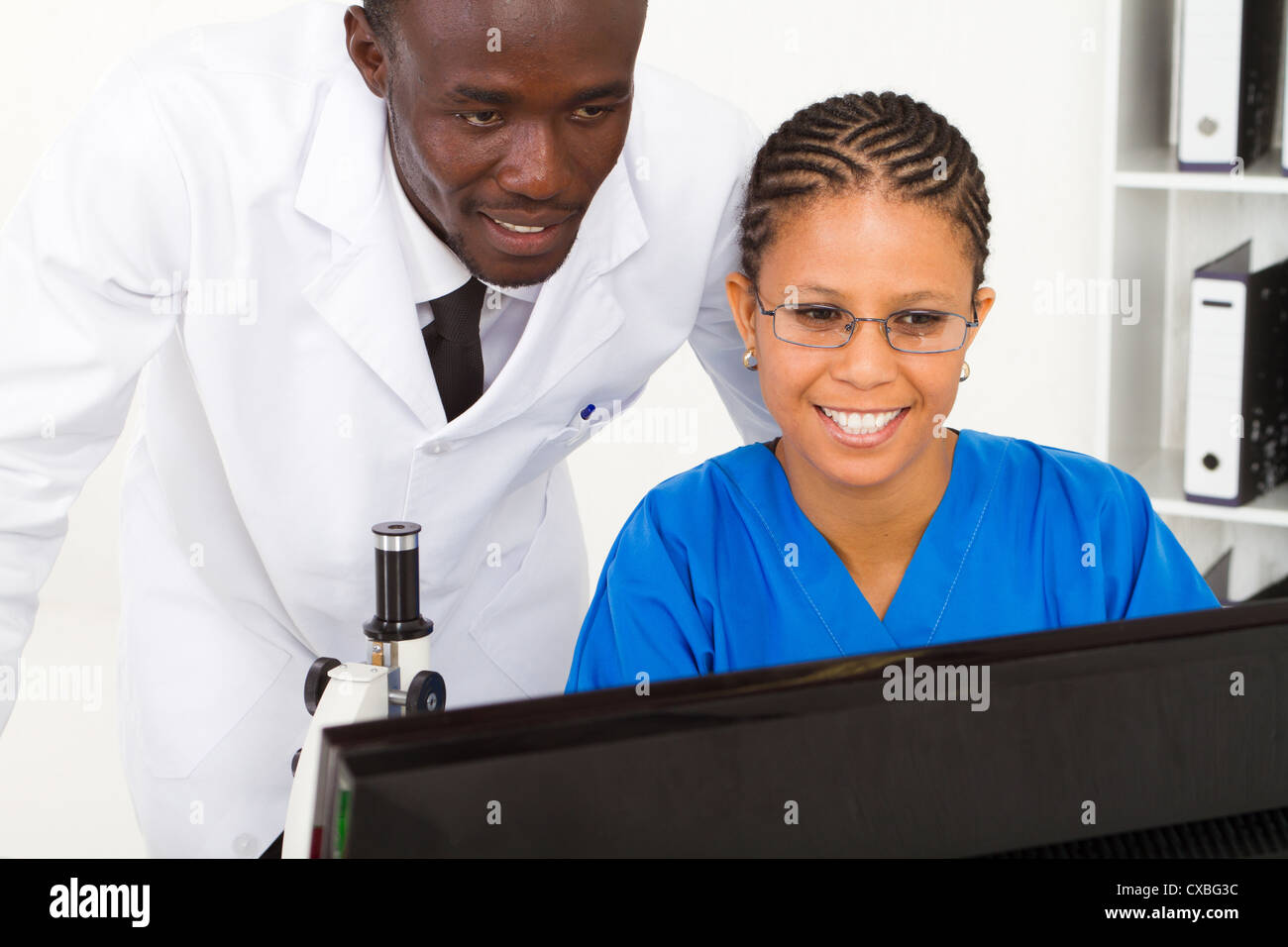 two african american scientists working in lab together Stock Photo - Alamy two african american scientists working in lab together Stock Photo - Alamy