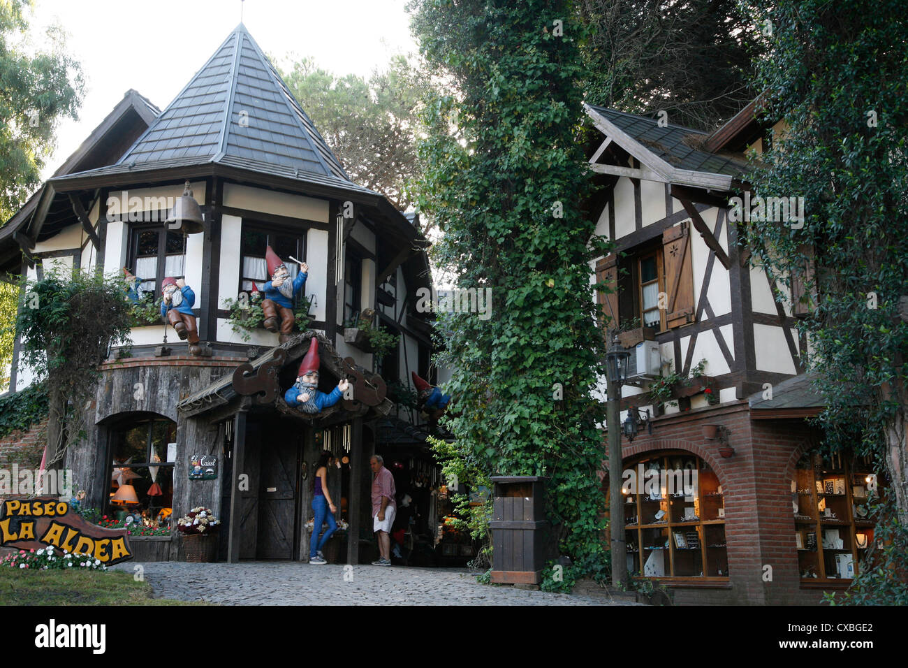 Street scene in Carilo, Argentina Stock Photo - Alamy