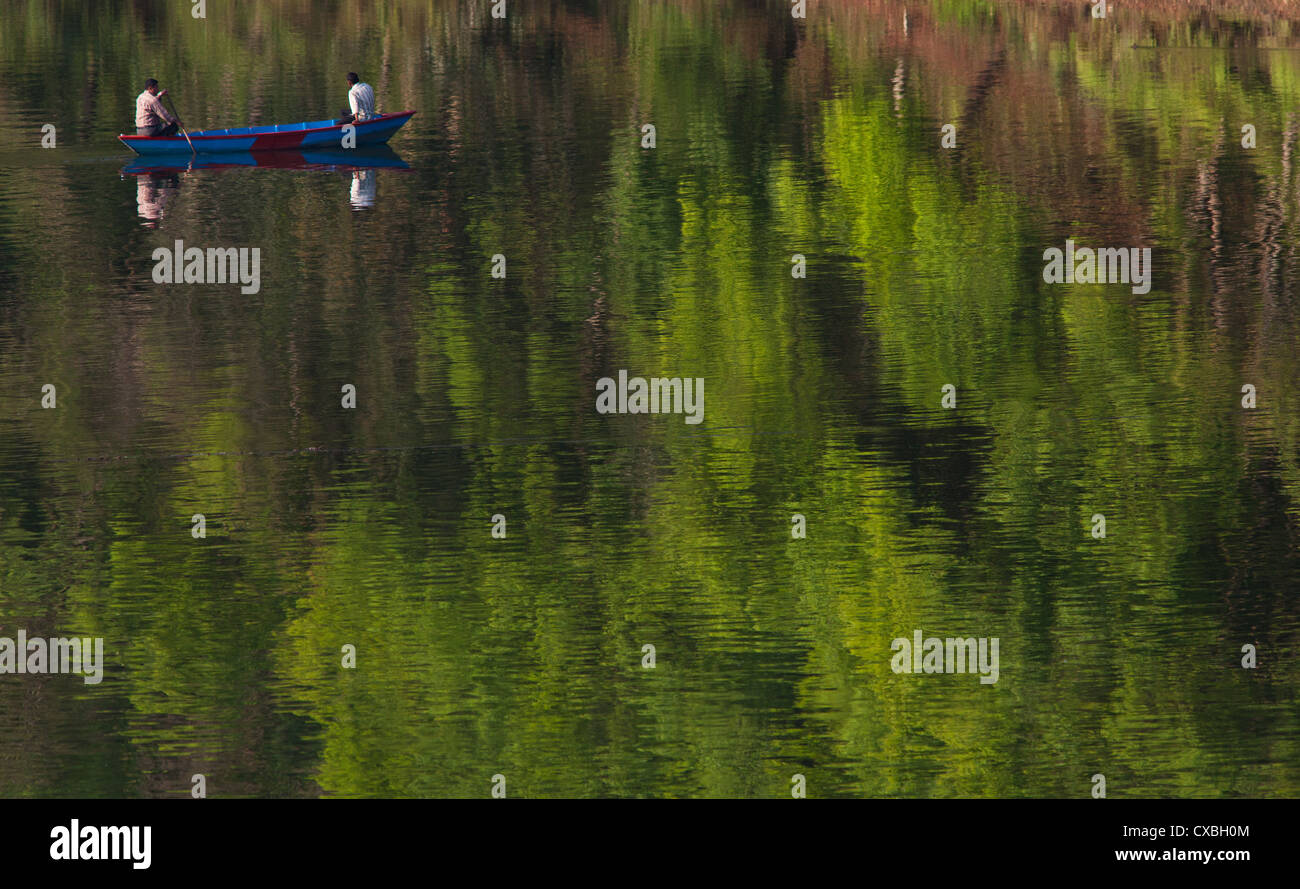 Nepal boat hi-res stock photography and images - Alamy
