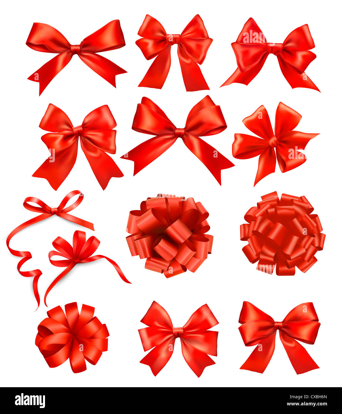 Big red bows hi-res stock photography and images - Alamy