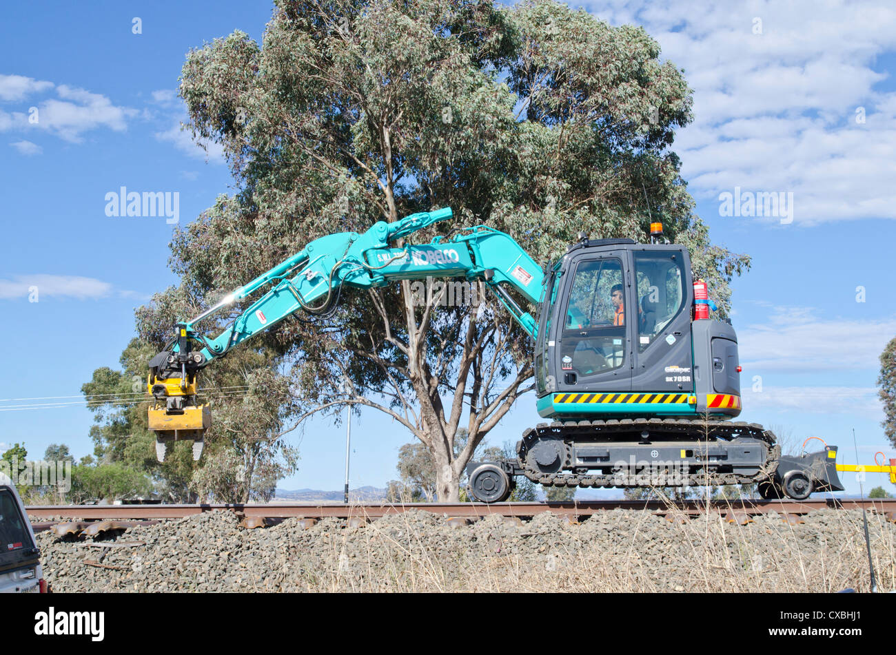 Railroad track maintenance hi-res stock photography and images - Alamy