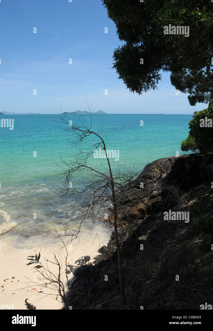 Australia queensland whitehaven beach whitsunday hi-res stock ...