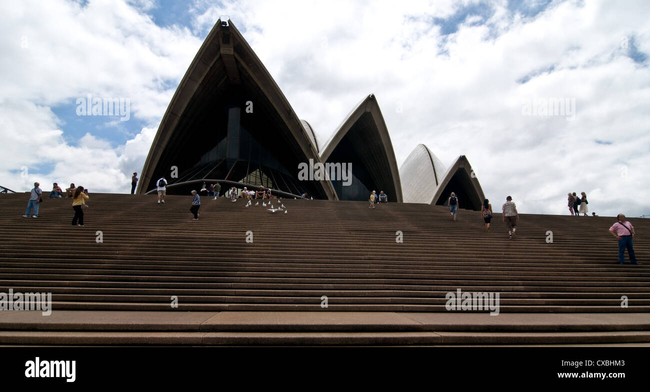 Sydney opera house steps hi-res stock photography and images - Alamy