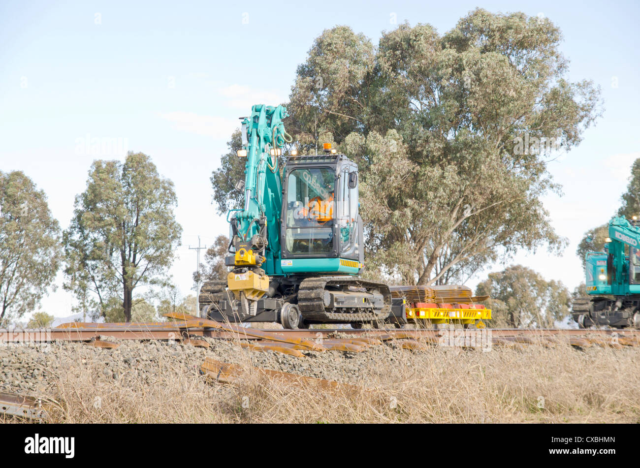 Iron railway sleepers hi-res stock photography and images - Alamy